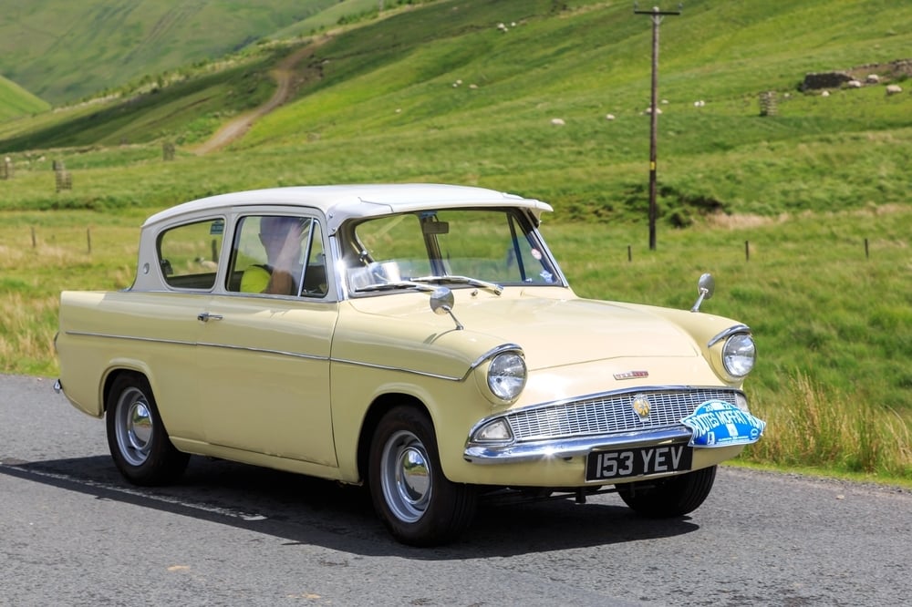 The Ford Anglia 105E